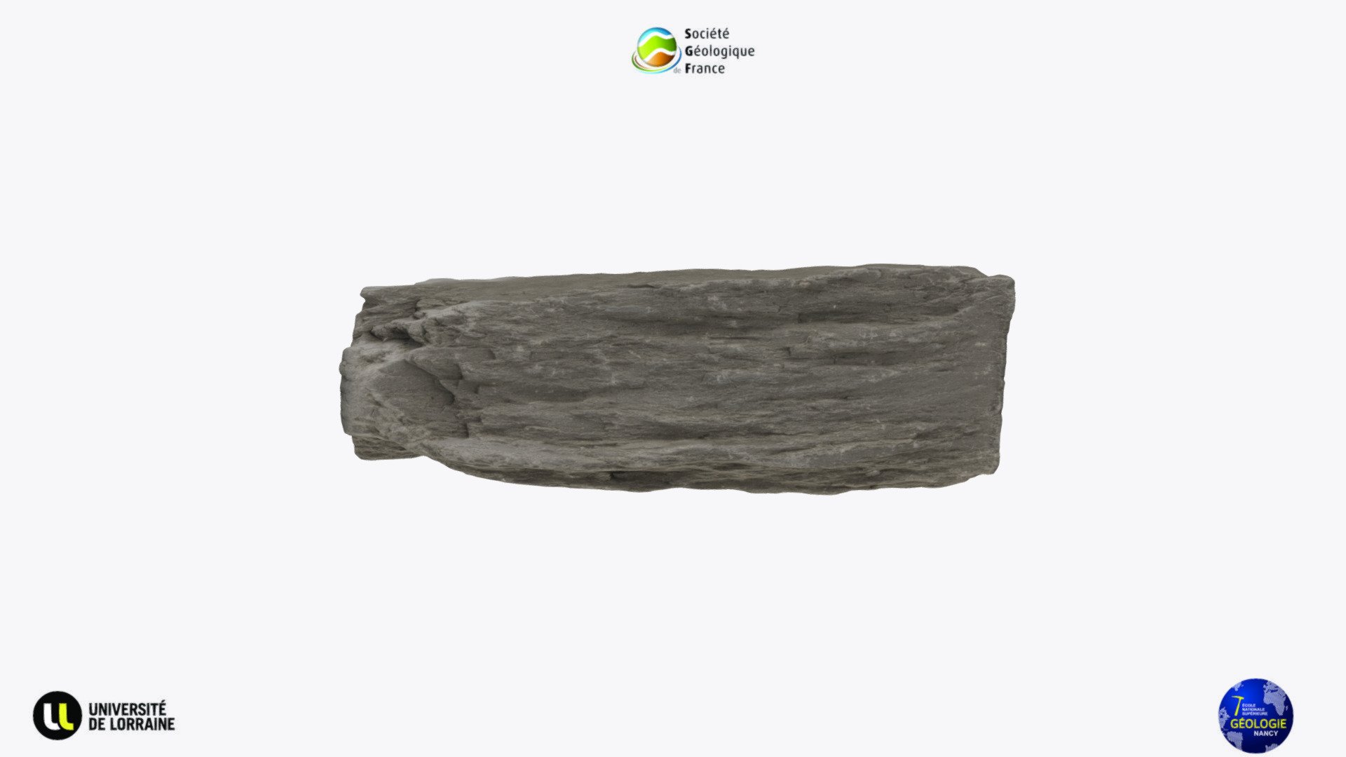 Roche - Schistes carton - Download Free 3D model by Société Géologique ...
