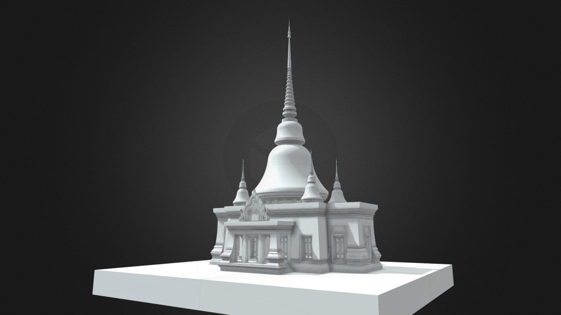 Thai temple by pacha - Download Free 3D model by icepacha [72c093b ...