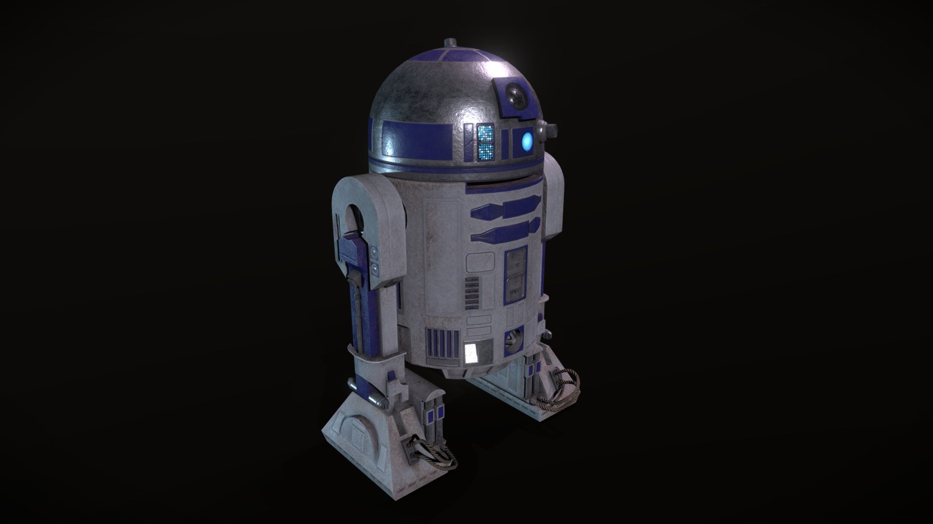 R2-D2 - 3D model by Marco Abbruzzese (@markinho) [72c1253] - Sketchfab