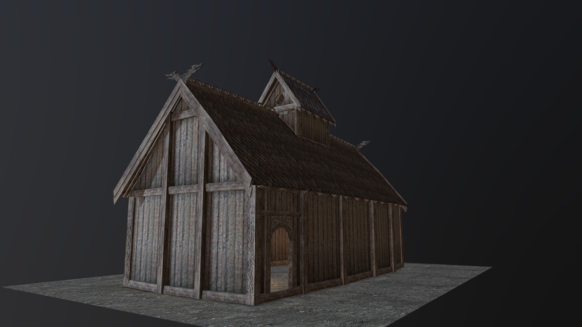Kulthus Ose, Ørsta - 3D model by Arkeologi_i_Vest [72c2bda] - Sketchfab
