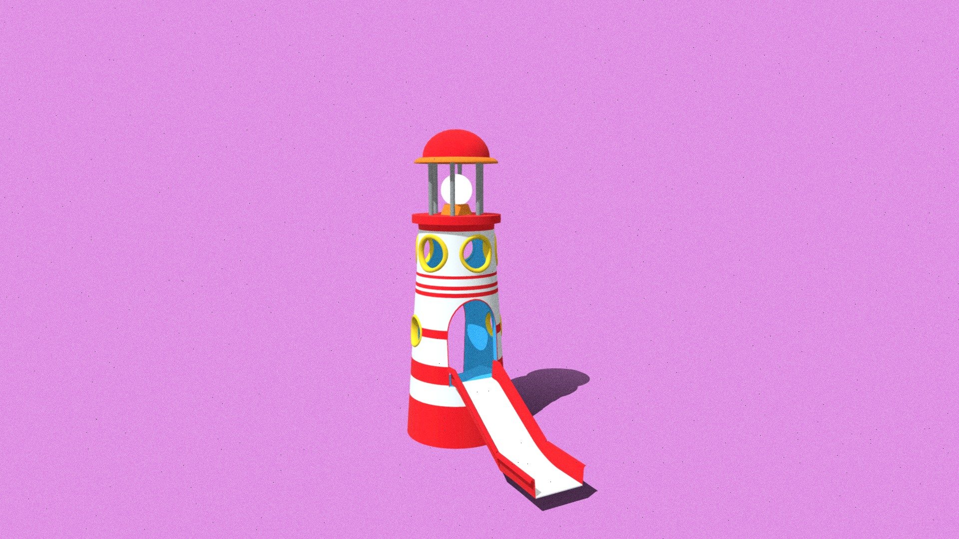 Lighthouse slide - 3D model by Ped3d [72c3f53] - Sketchfab