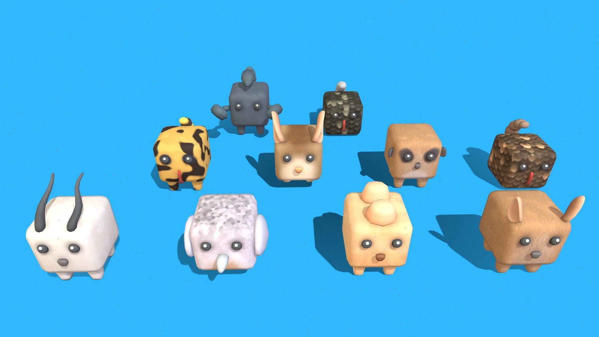 Squals 05 - Buy Royalty Free 3D model by LowPolyBoy [72c428b] - Sketchfab Store