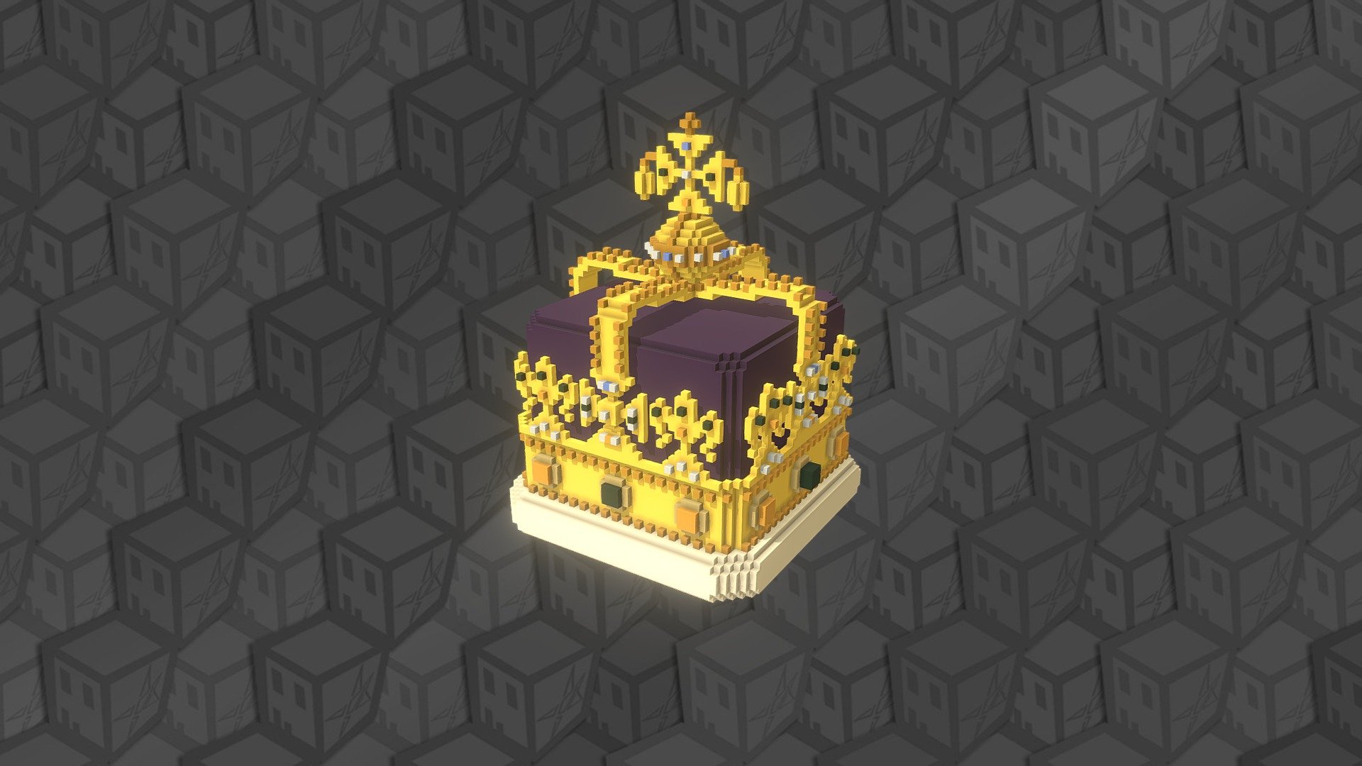 crown - 32-bits - 3D model by zachrywilsn | nullblox (@zachrywilsn ...