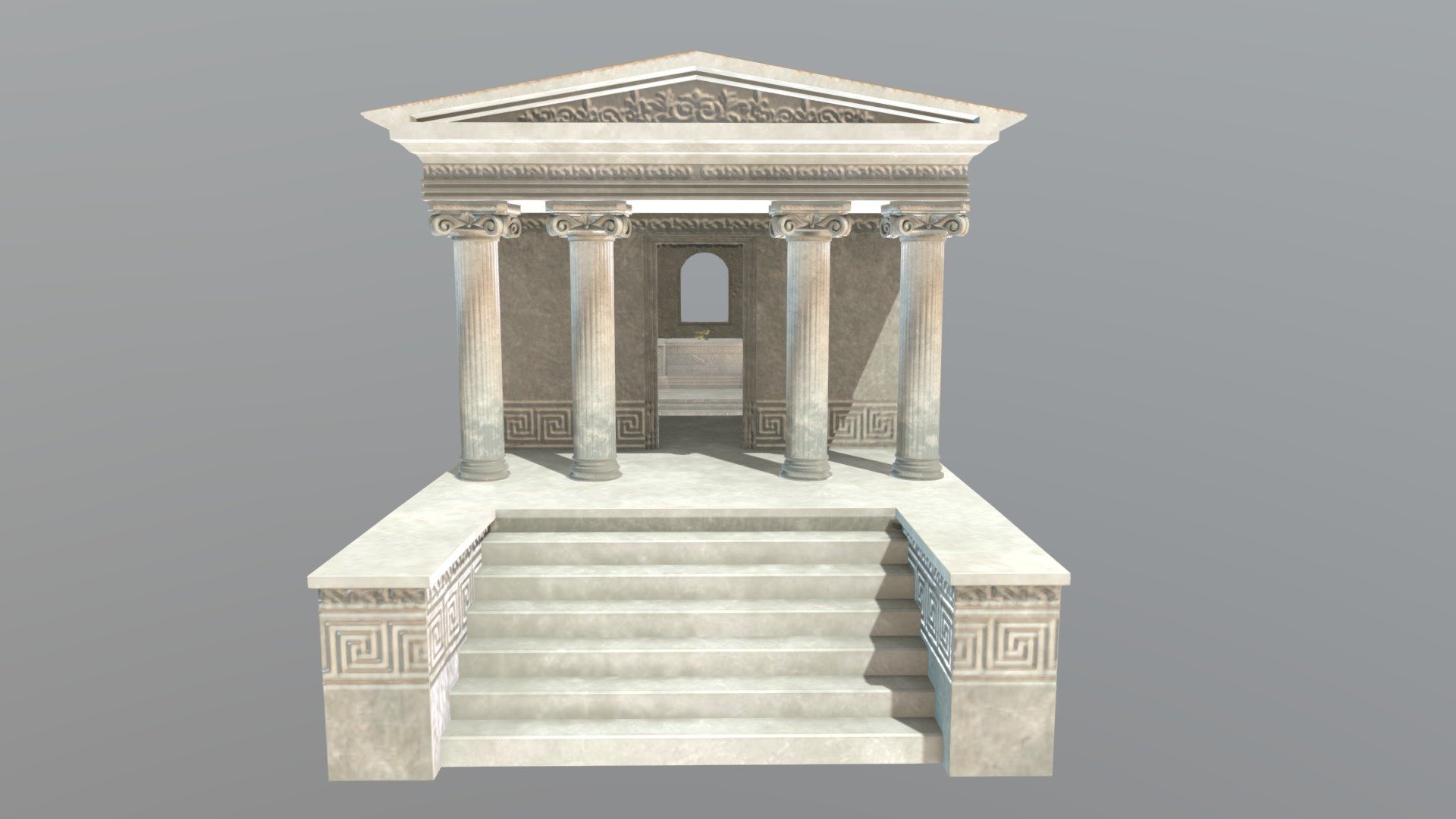 Roman temple - Download Free 3D model by Chenchanchong [72c4f73 ...