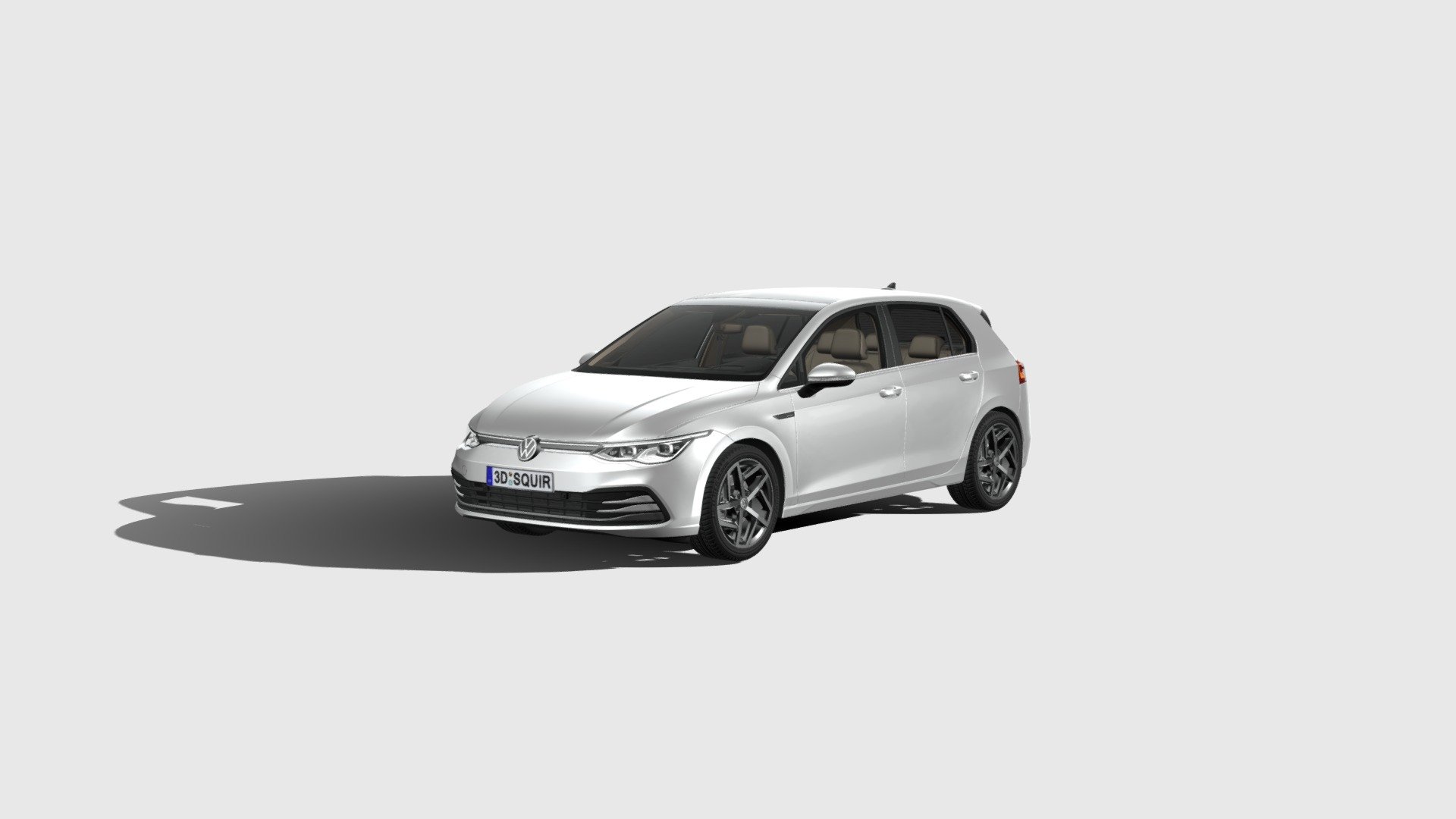 Volkswagen Golf 5d 2020 - Buy Royalty Free 3D model by SQUIR3D [72c6a32 ...
