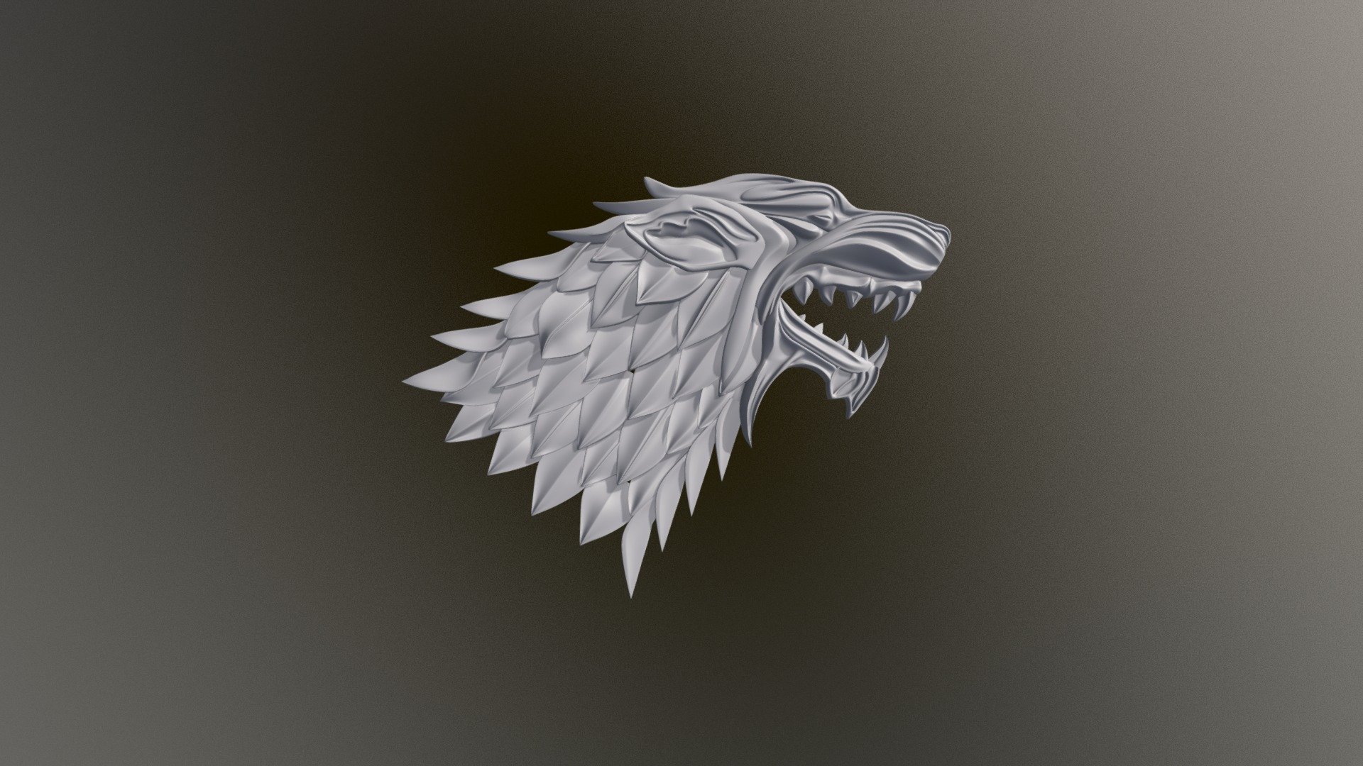 Stark Coat of arms - 3D model by roman_gurtovik [72c6b17] - Sketchfab