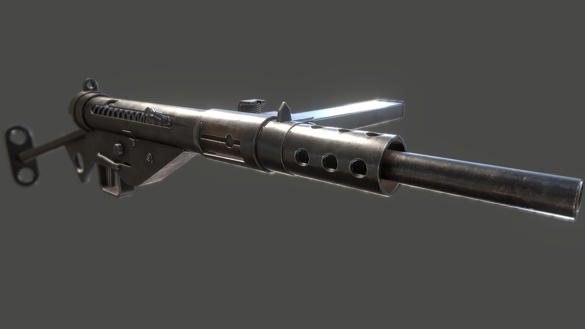 Sten Sub-Machine Gun - Buy Royalty Free 3D model by the7isbest [72c7486 ...