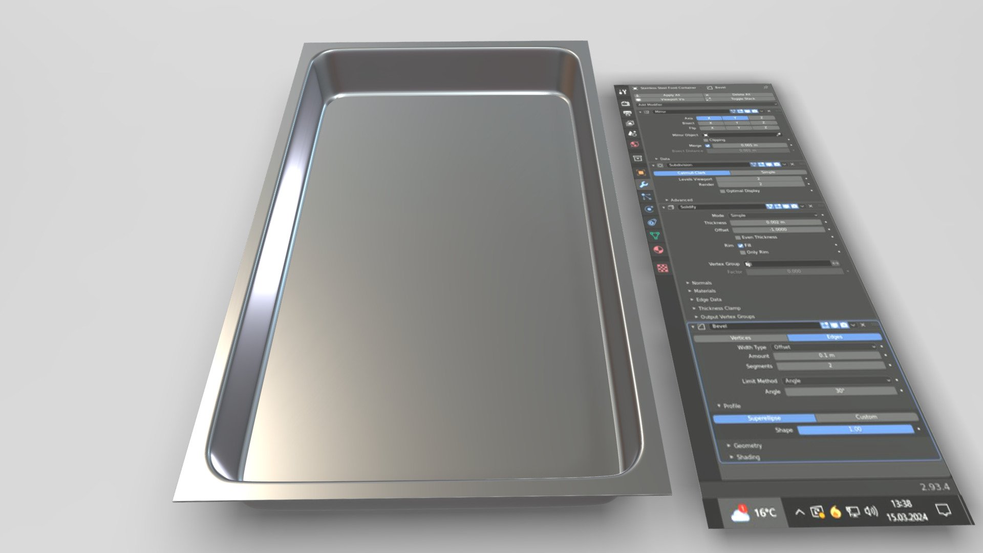Stainless Steel Food-Container - Download Free 3D model by VIS-All-3D ...