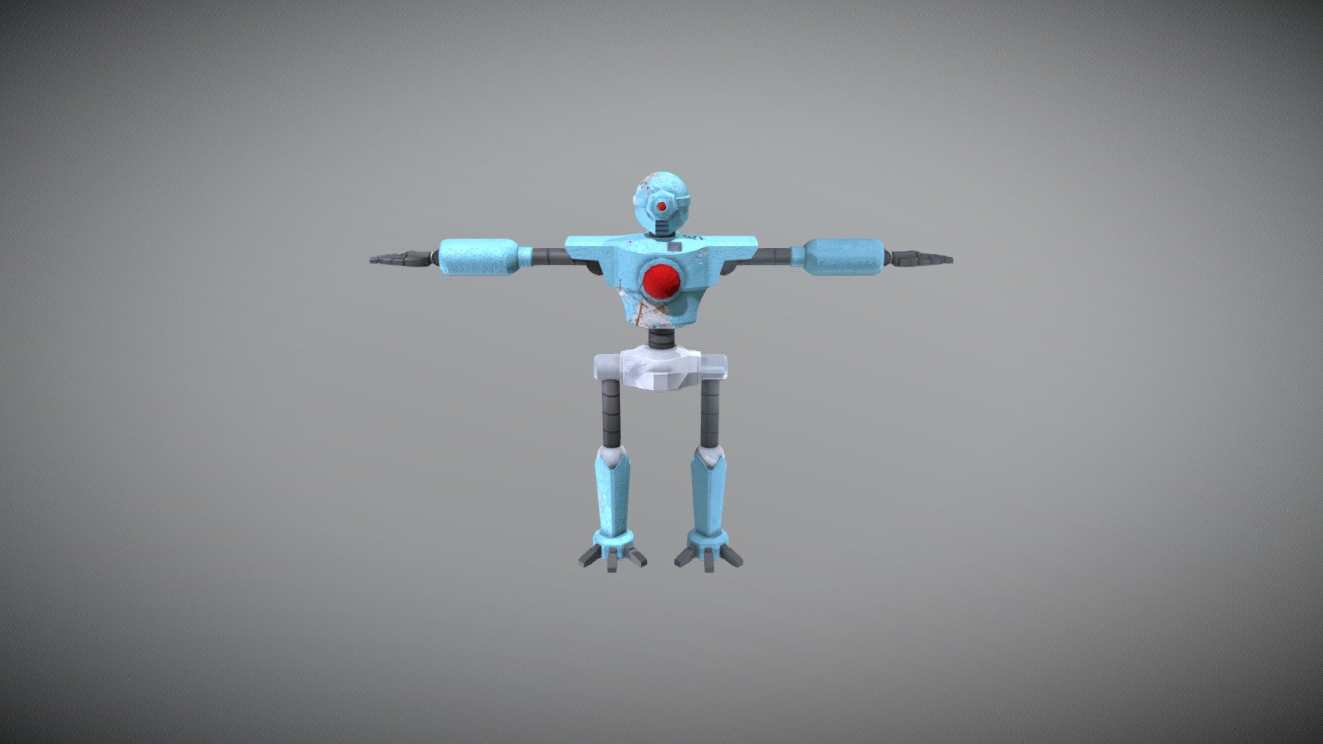 fighter robot - 3D model by lohkute [72ca9c6] - Sketchfab