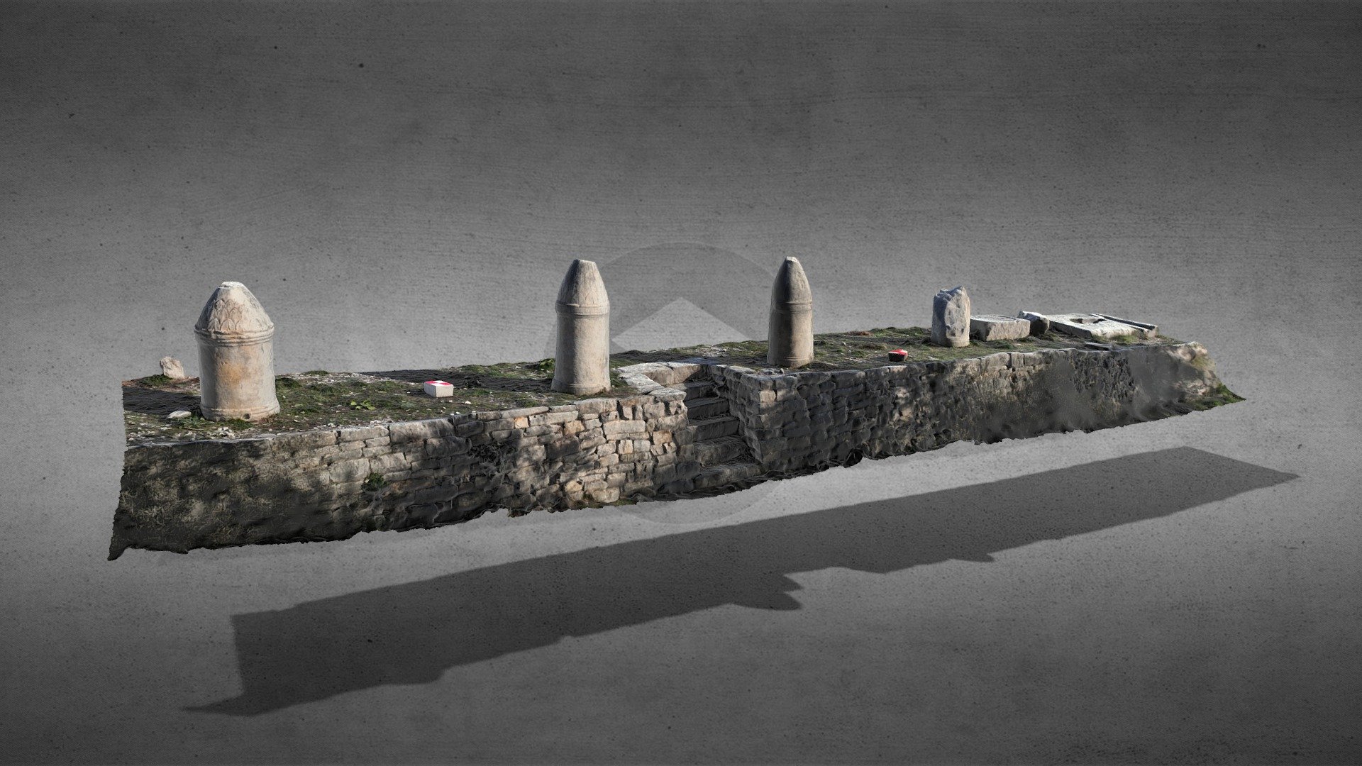 Liburnian funerary monuments - Asseria, Croatia - 3D model by Center ...