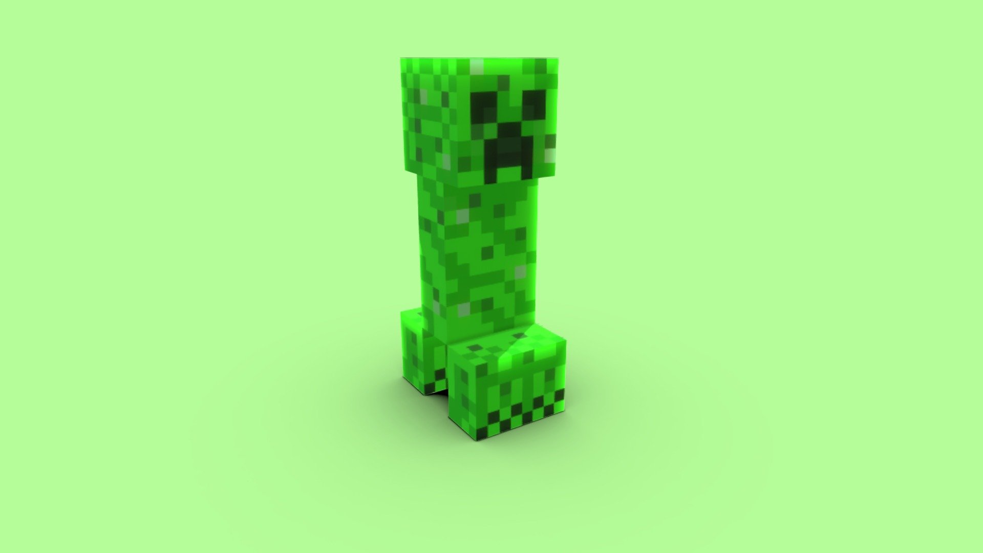 Creeper - Download Free 3D model by I am an Alien! 👾 (@Kirby_The_Eight ...
