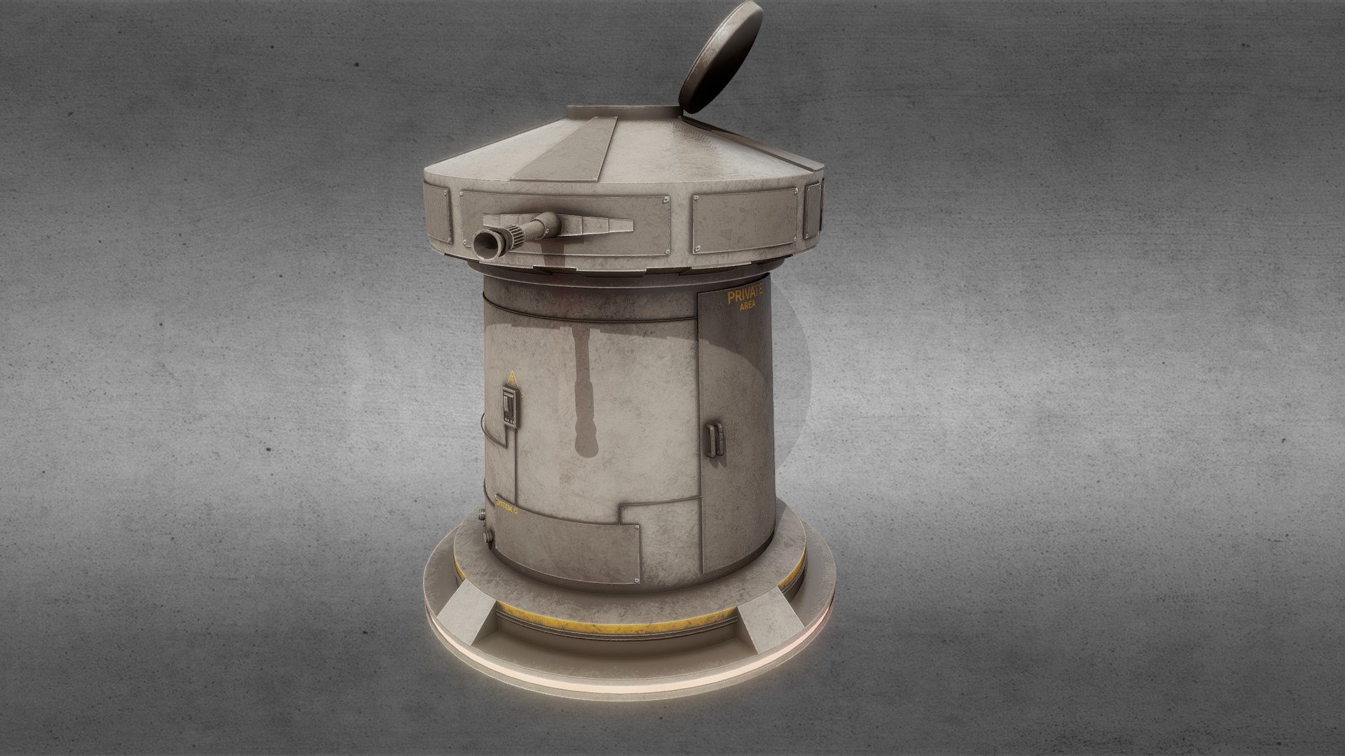 Defence Tower - Download Free 3D model by naderlabbad309 [72cd294 ...