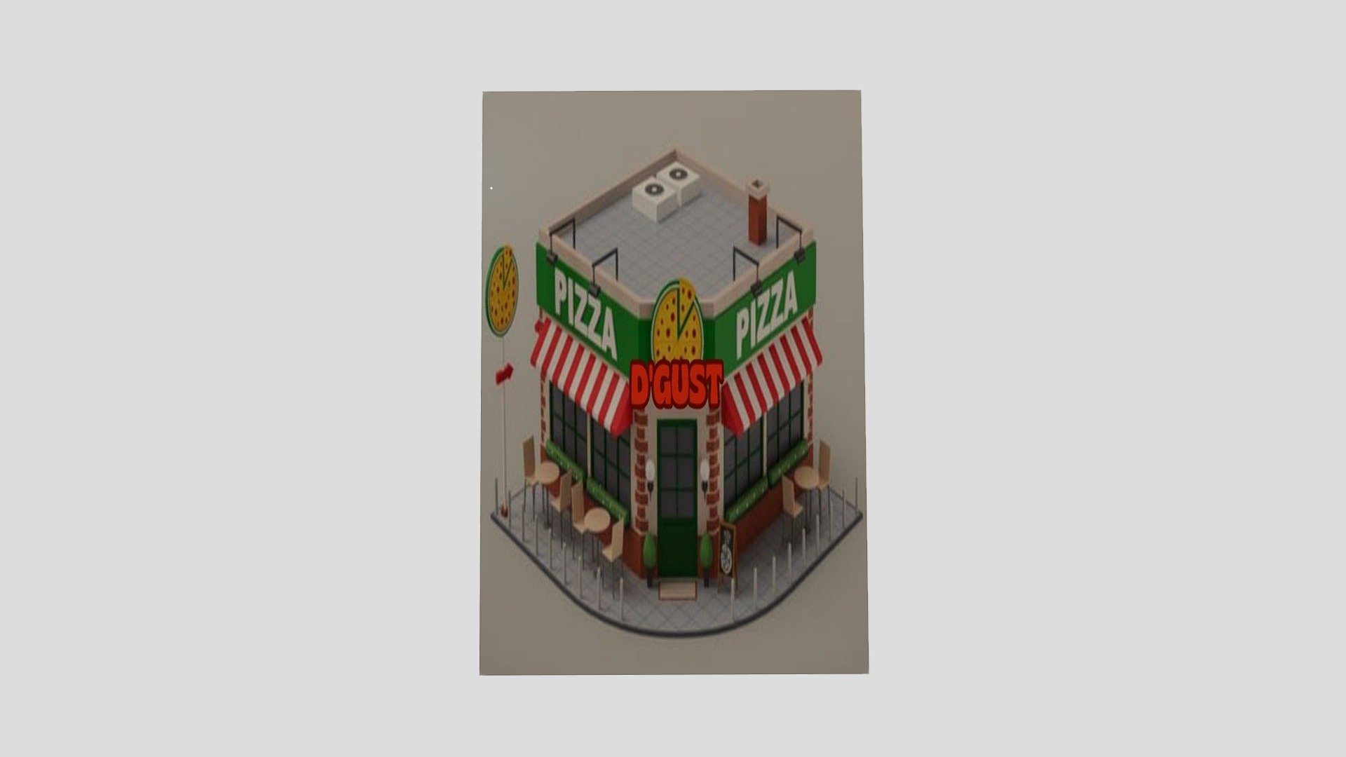 PIZZARIA - 3D model by elane1978paulodasilva [72cd3cc] - Sketchfab