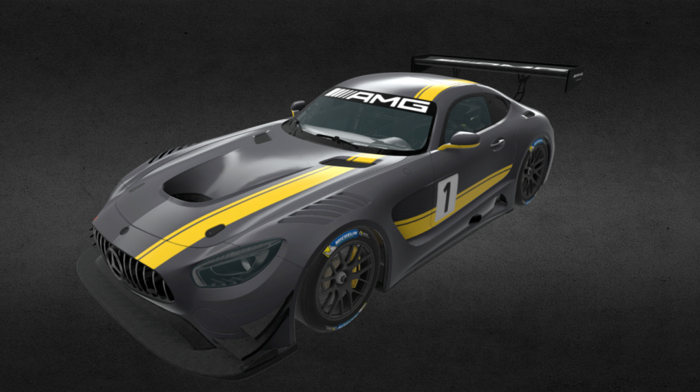 Mercedes AMG GT3 - 3D model by Chris Kuhn (@gargi) [72cd6ab] - Sketchfab