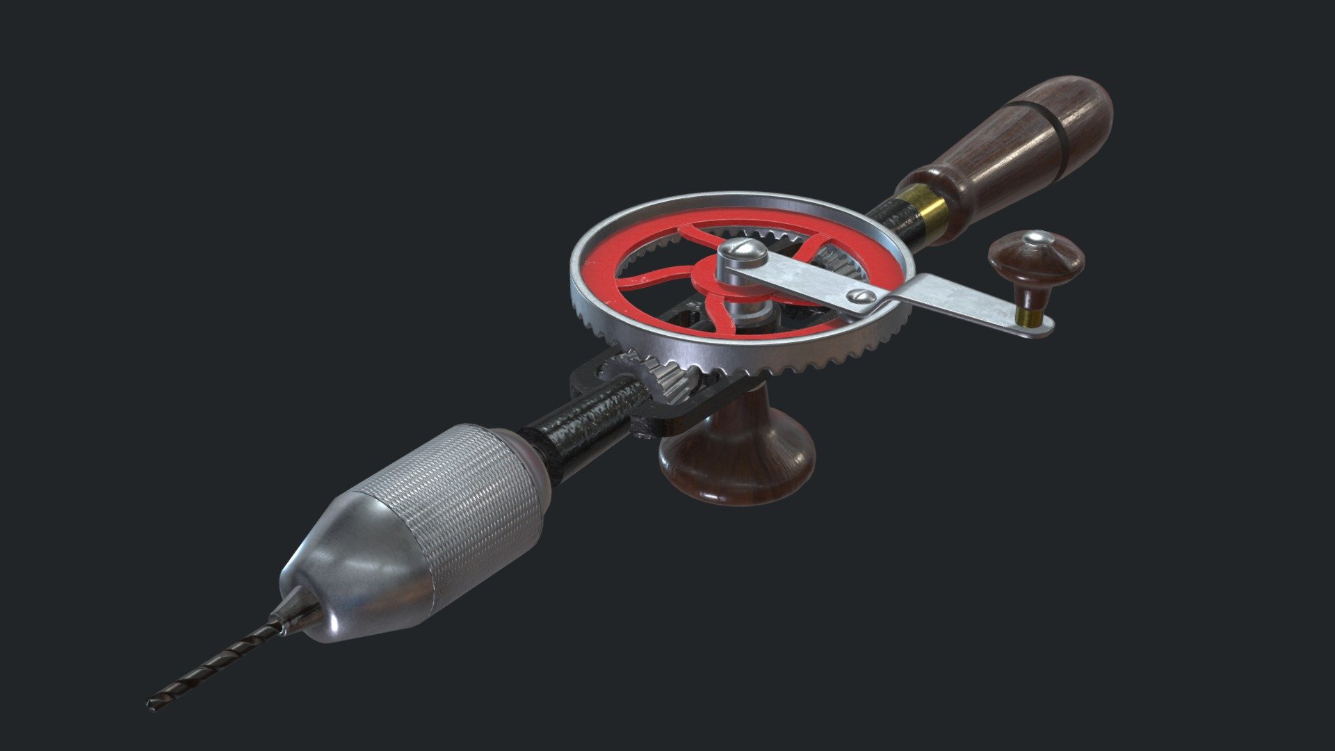 Hand Drill - 3D model by JoranPotze [72cf213] - Sketchfab
