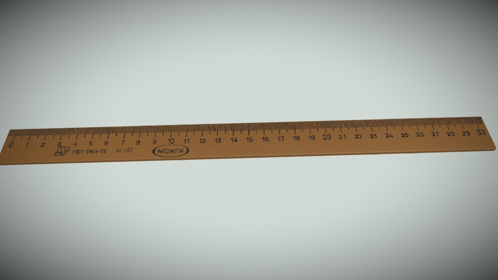 Ruler (30 cm) - Download Free 3D model by Ярослав (@ylevshin.01 ...