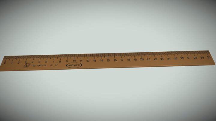 Ruler 3D models - Sketchfab