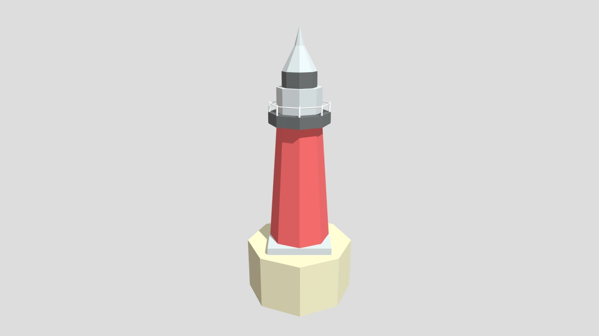 lighthouse - 3D model by Arti (@arti_frolon) [72d1124] - Sketchfab