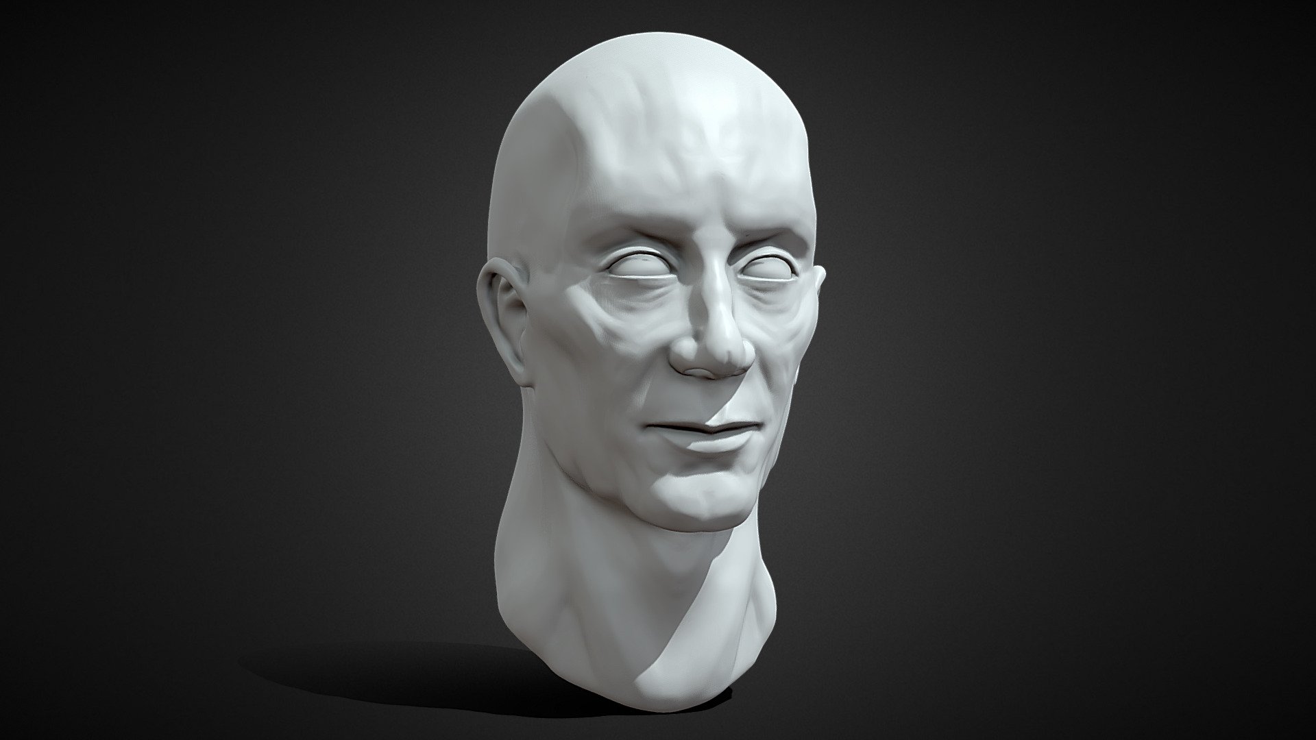 Sculpting Practice #24 (Male Head Sculpt) - Buy Royalty Free 3D model ...