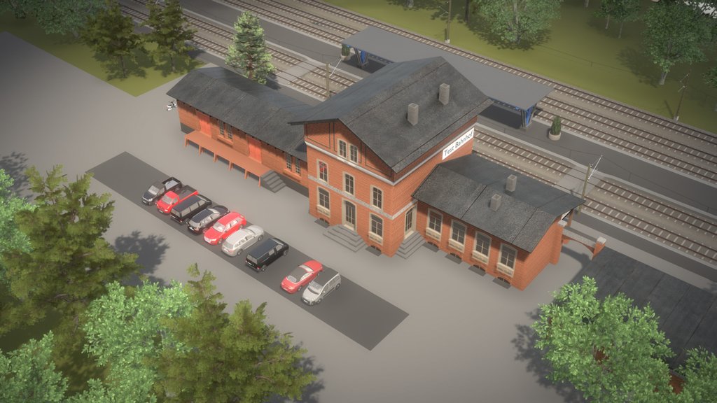 Train Stations - A 3D model collection by VIS-All-3D (@VIS-All) - Sketchfab