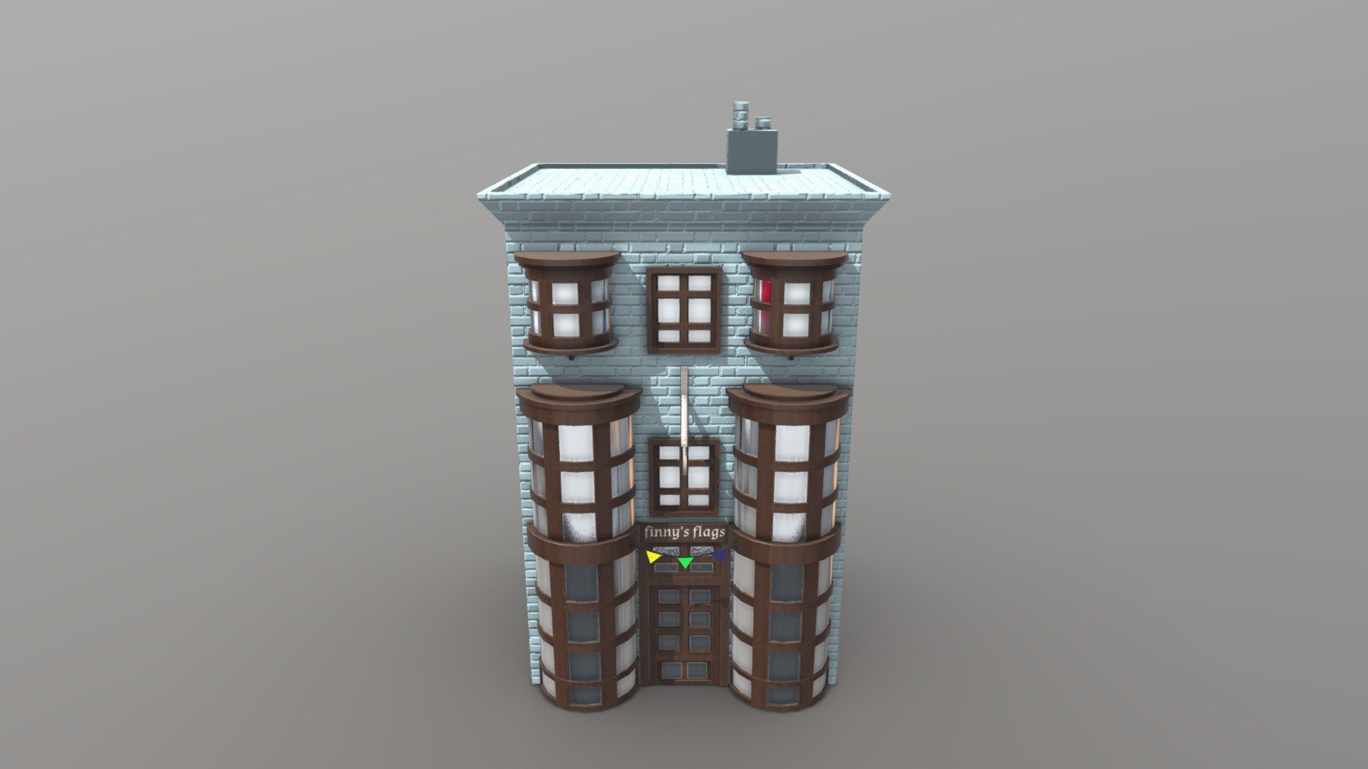 Diagon alley shop - 3D model by mattbinmore [72d2b59] - Sketchfab