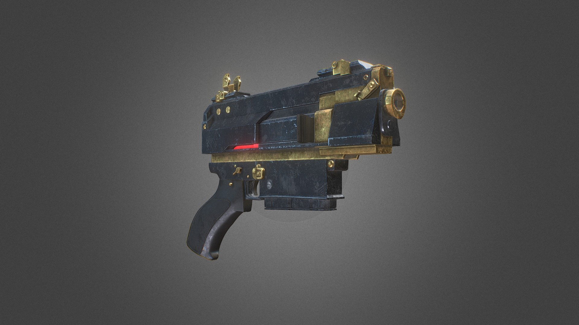 Gun - 3D model by jhoaockundari [72d2f1b] - Sketchfab