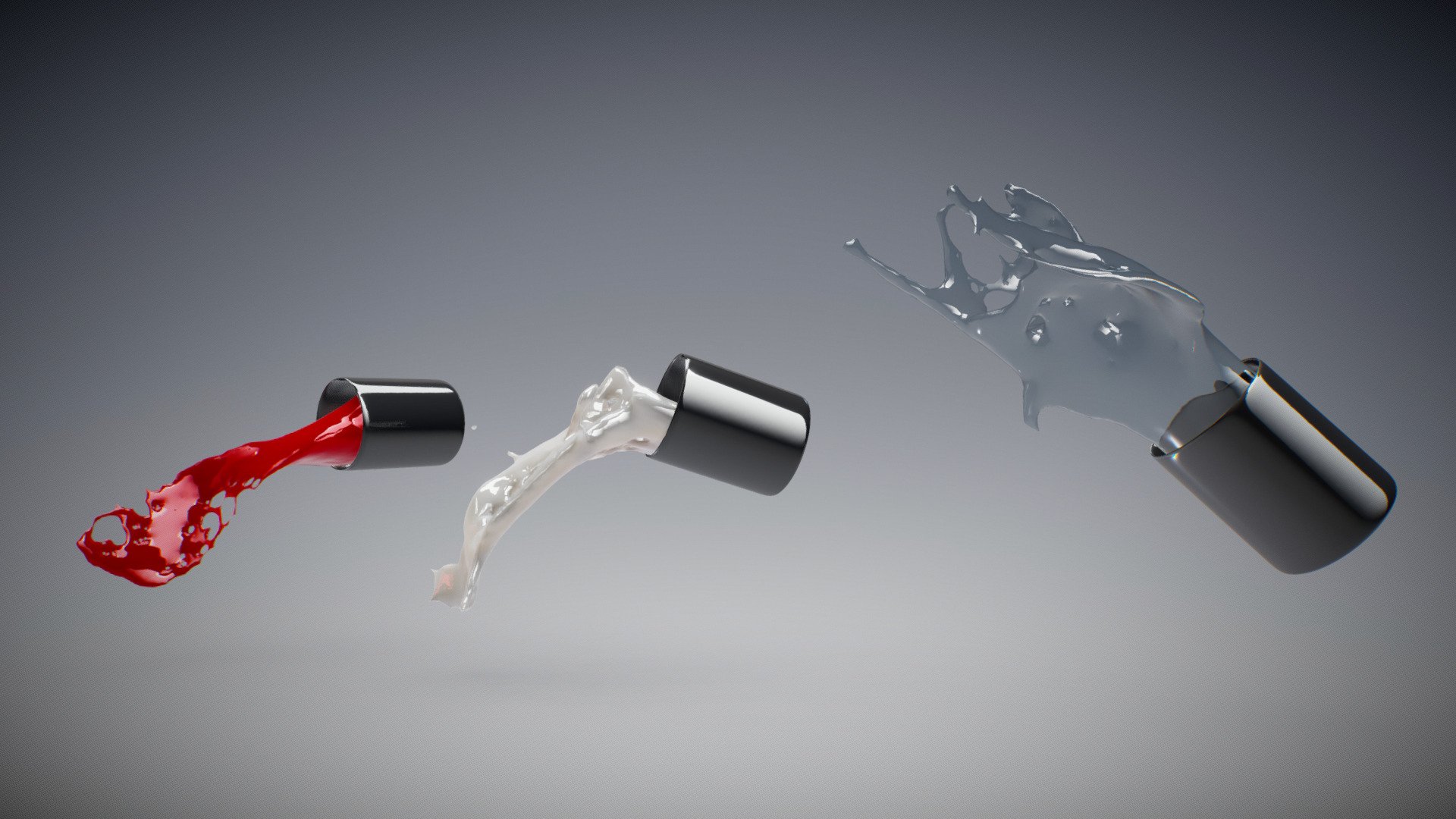 RANDOM FLUID SPLASH SET 4 - Buy Royalty Free 3D model by UJJWAL CHAUHAN ...