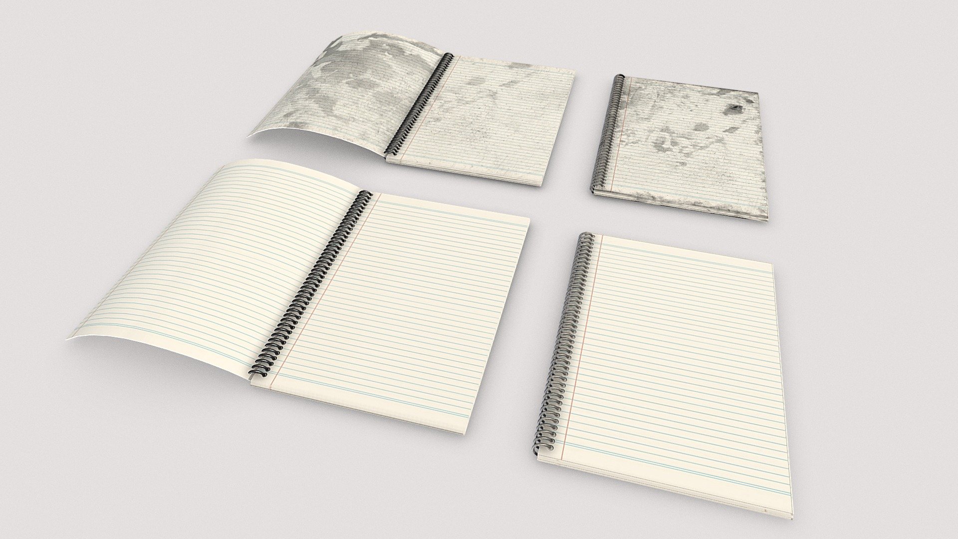 Spiral notepads - Buy Royalty Free 3D model by Sousinho [72d3e70 ...