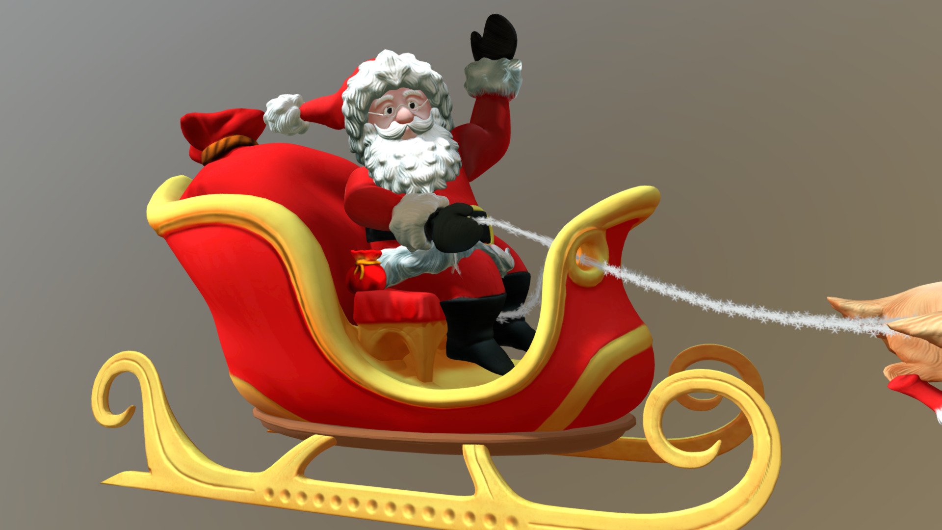 Santa Claus - 3D model by Jhon (@.jhonatas) [72d4ac0] - Sketchfab