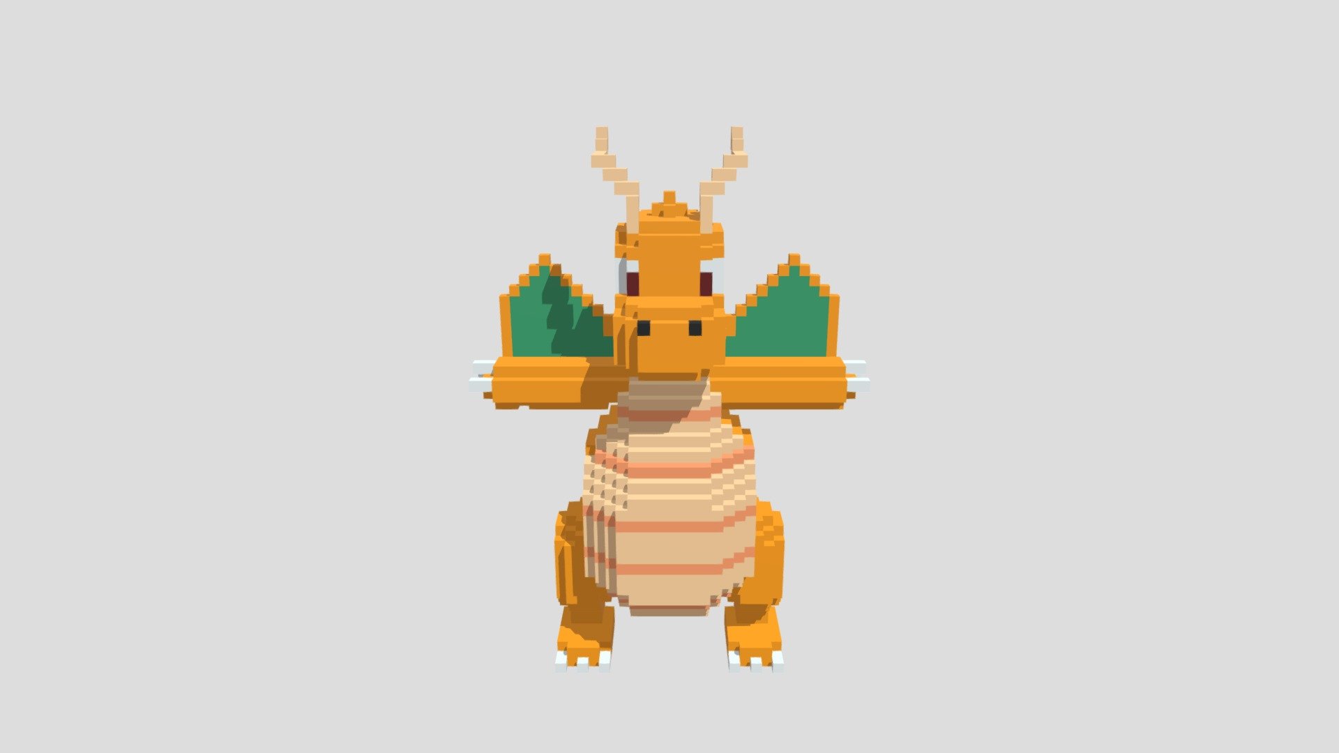 Dragonite - Download Free 3D model by colombo0718 [72d4fbd] - Sketchfab