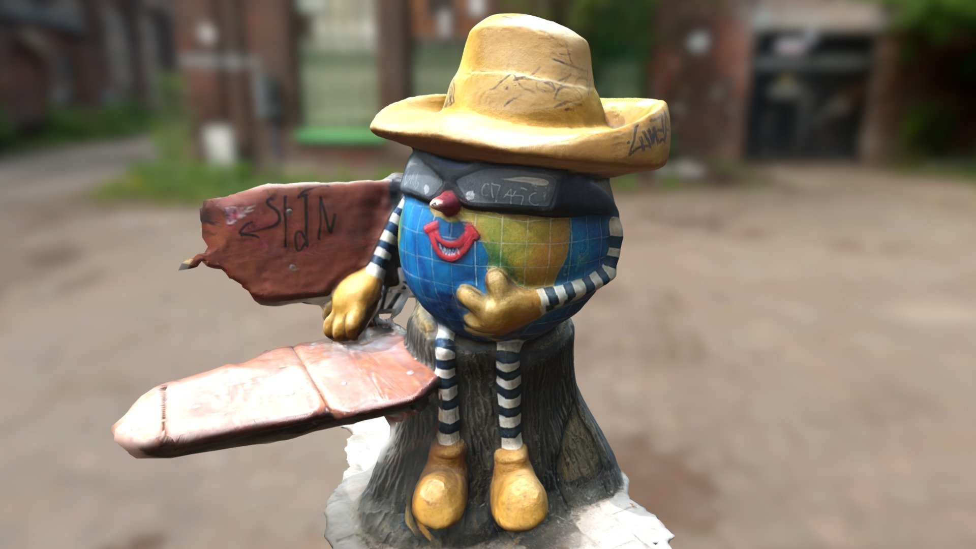Globus sculpture - 3D scanned - Download Free 3D model by vorobevdesign ...