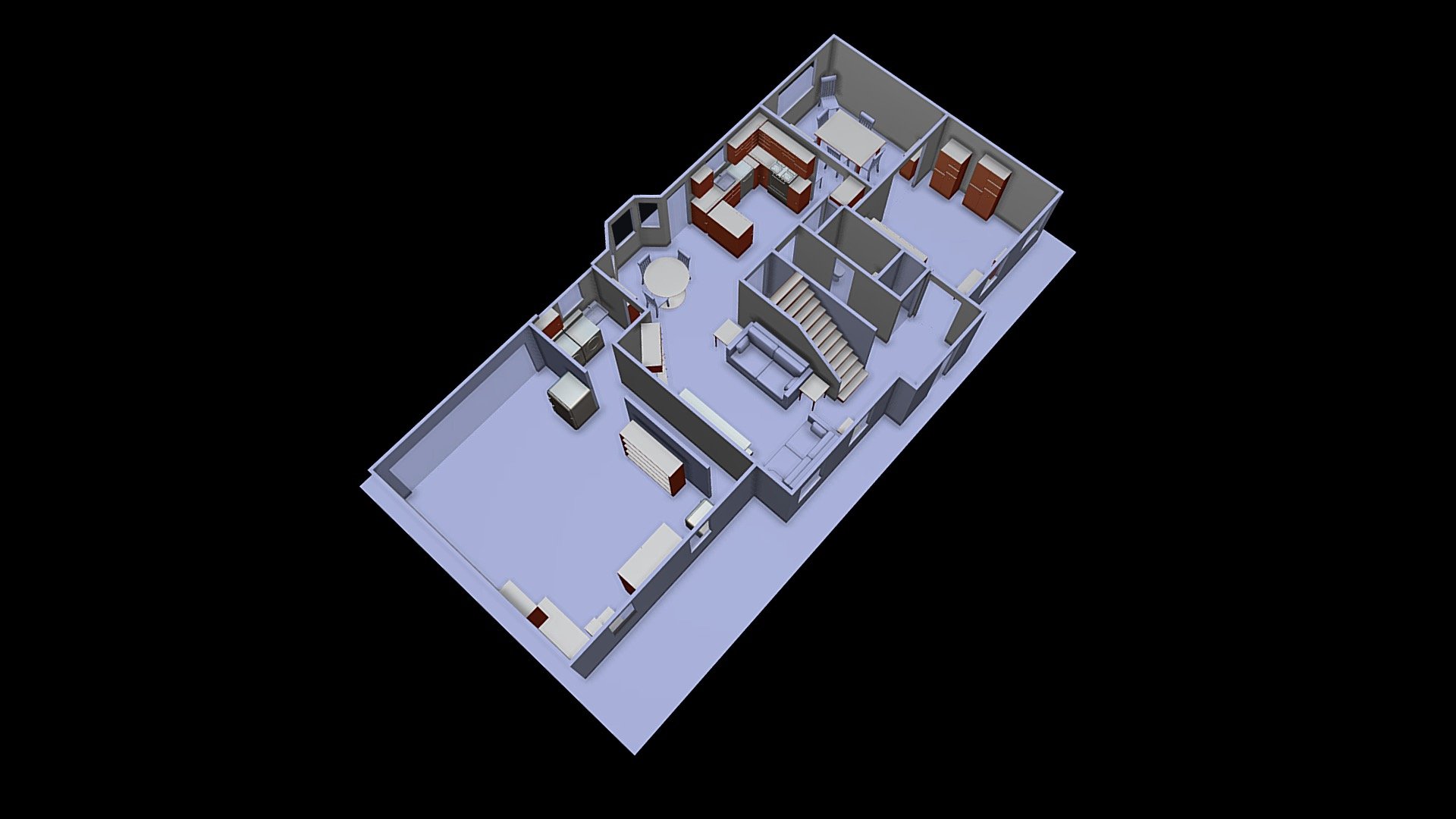 Concept Level 1, House 1 - Download Free 3D model by dchristy [72d6ec1 ...
