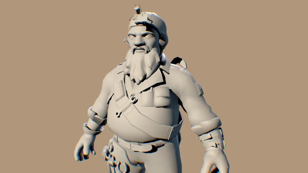 GUNRUNNER: Male Mechanic - WIP - 3D model by Jeanne Price (@jdwyprice ...