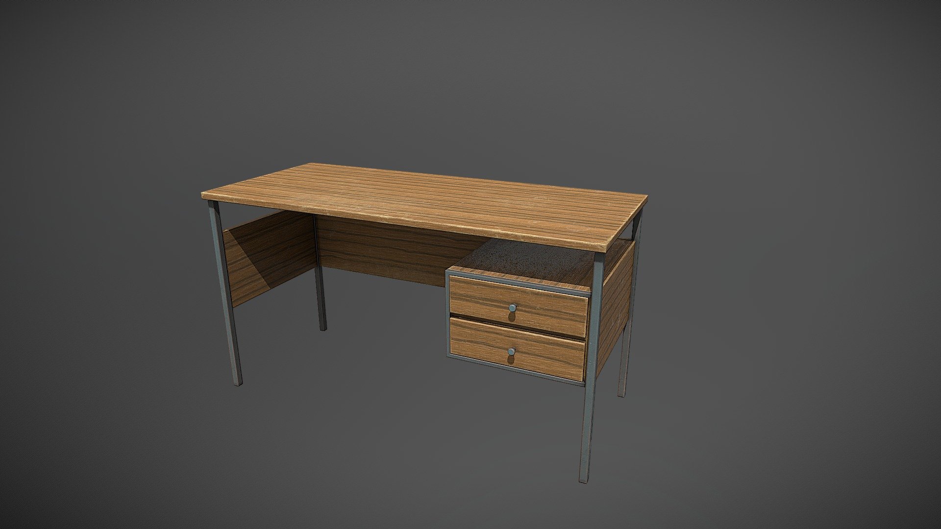 Table VR / AR / low-poly 3D model - 3D model by konast [72d7e6b ...