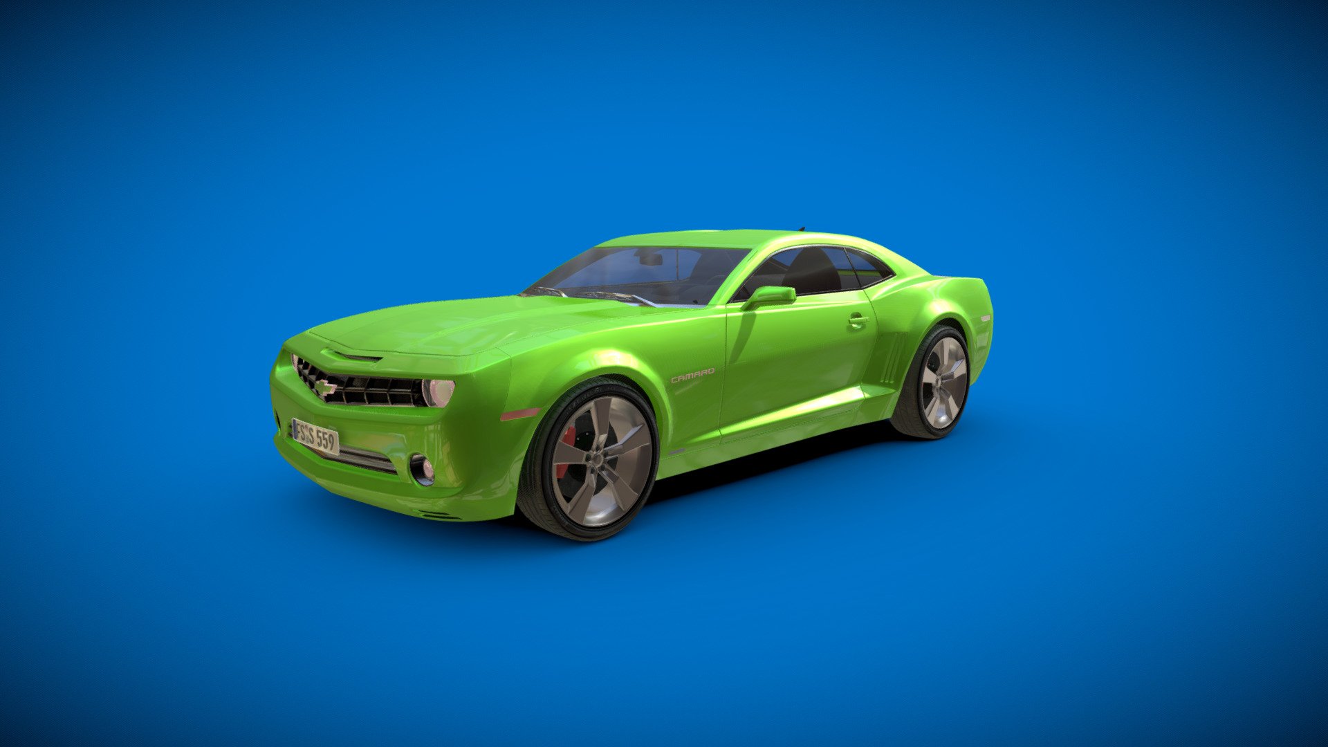 Chevrolet Camaro 3D Model - Download Free 3D model by Casttelan2 ...