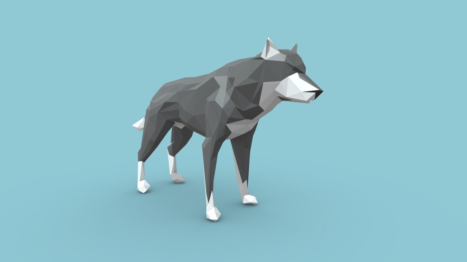 Low Poly Wolf - 3D model by Heaney_3D (@thomasheaney) [72d8c9d] - Sketchfab