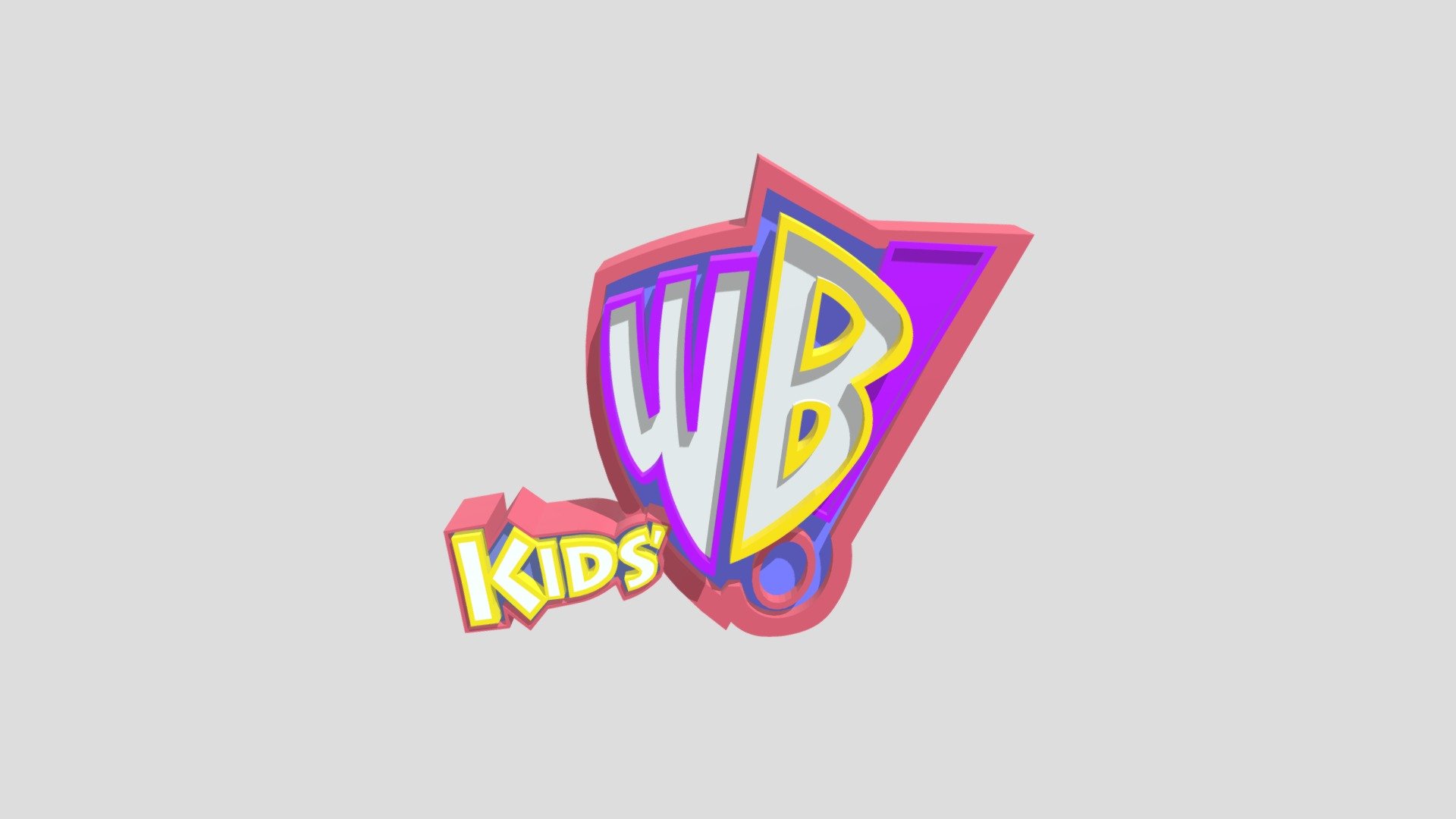 Kids wb Logo 1997 era 3d model - Download Free 3D model by Uniqua ...