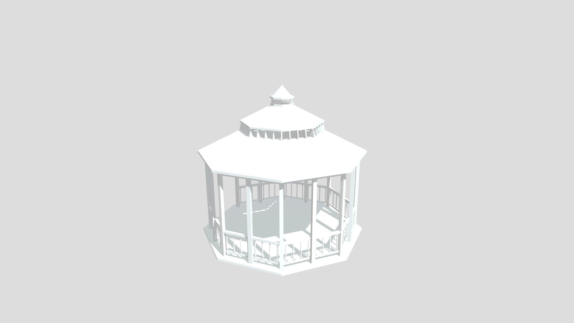 Pergola Gazebo - 3D model by praise113 (@praisecries) [72dafe6] - Sketchfab