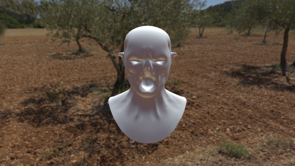 Face Model Monster - 3D model by graynie [72dbcf5] - Sketchfab
