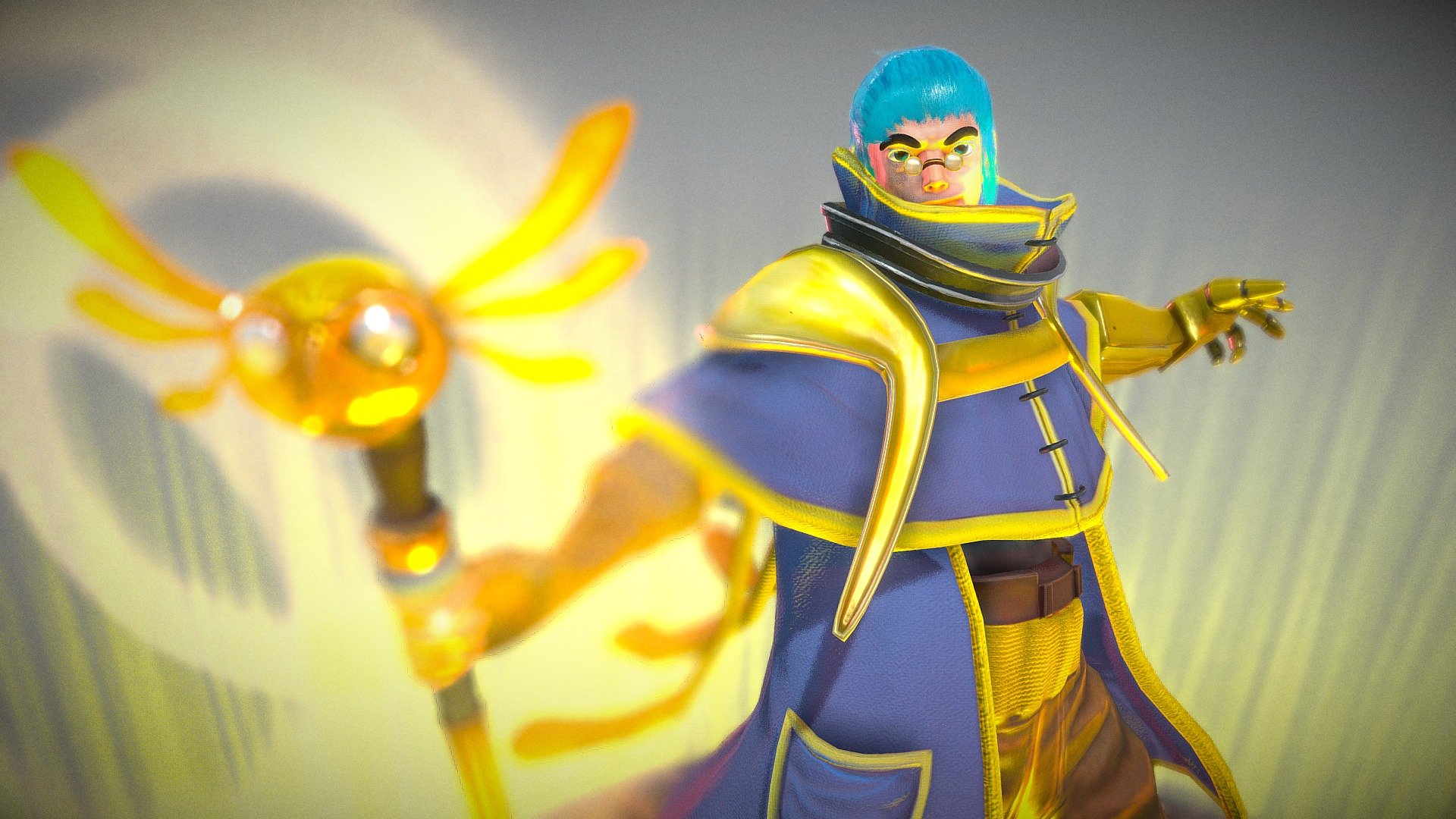 Marv - The Magical Magician - 3D model by Dragos Licar (@dragos.licar ...