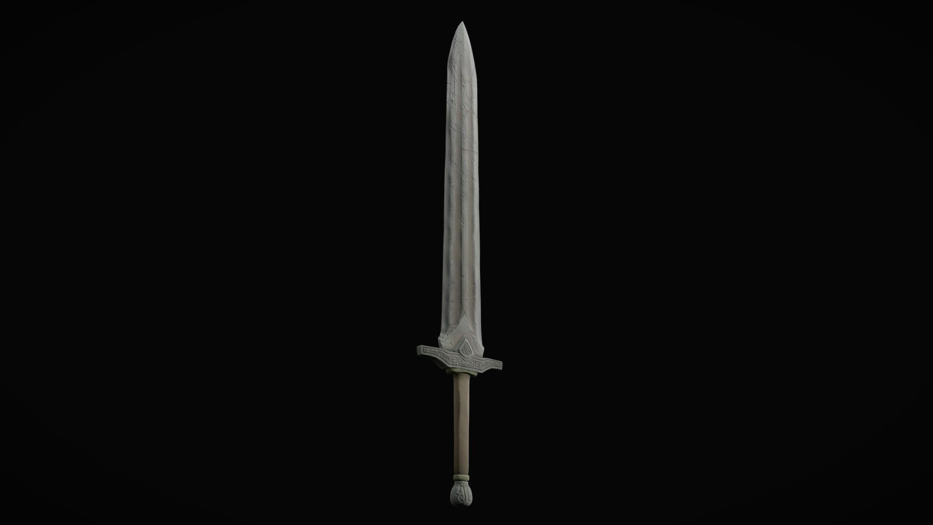 Iron Sword - 3D model by Cory Smith (@cory.smithereens) [72dd284 ...