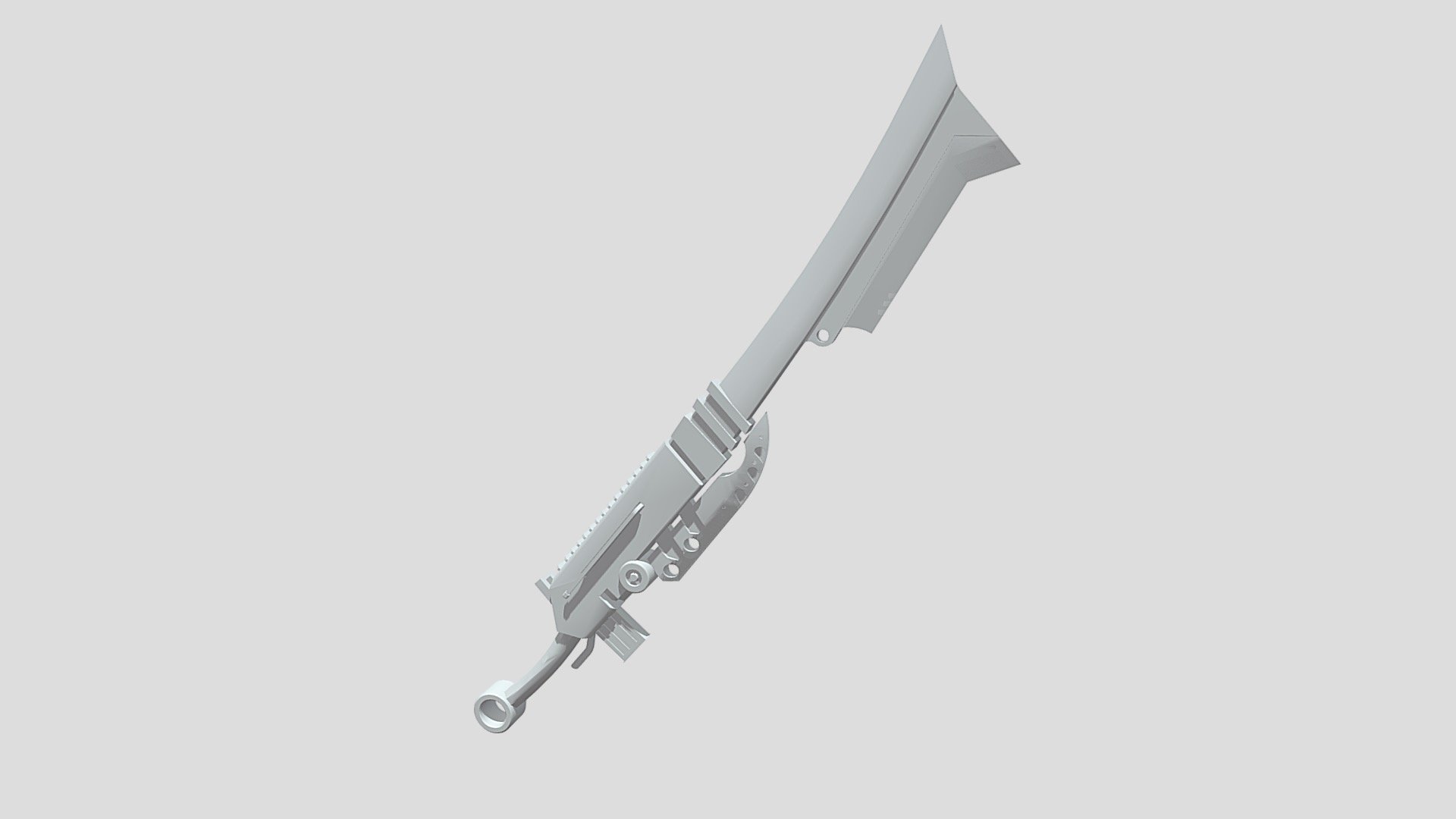 Gun Sword - Download Free 3D model by ShmeliArt [72de733] - Sketchfab