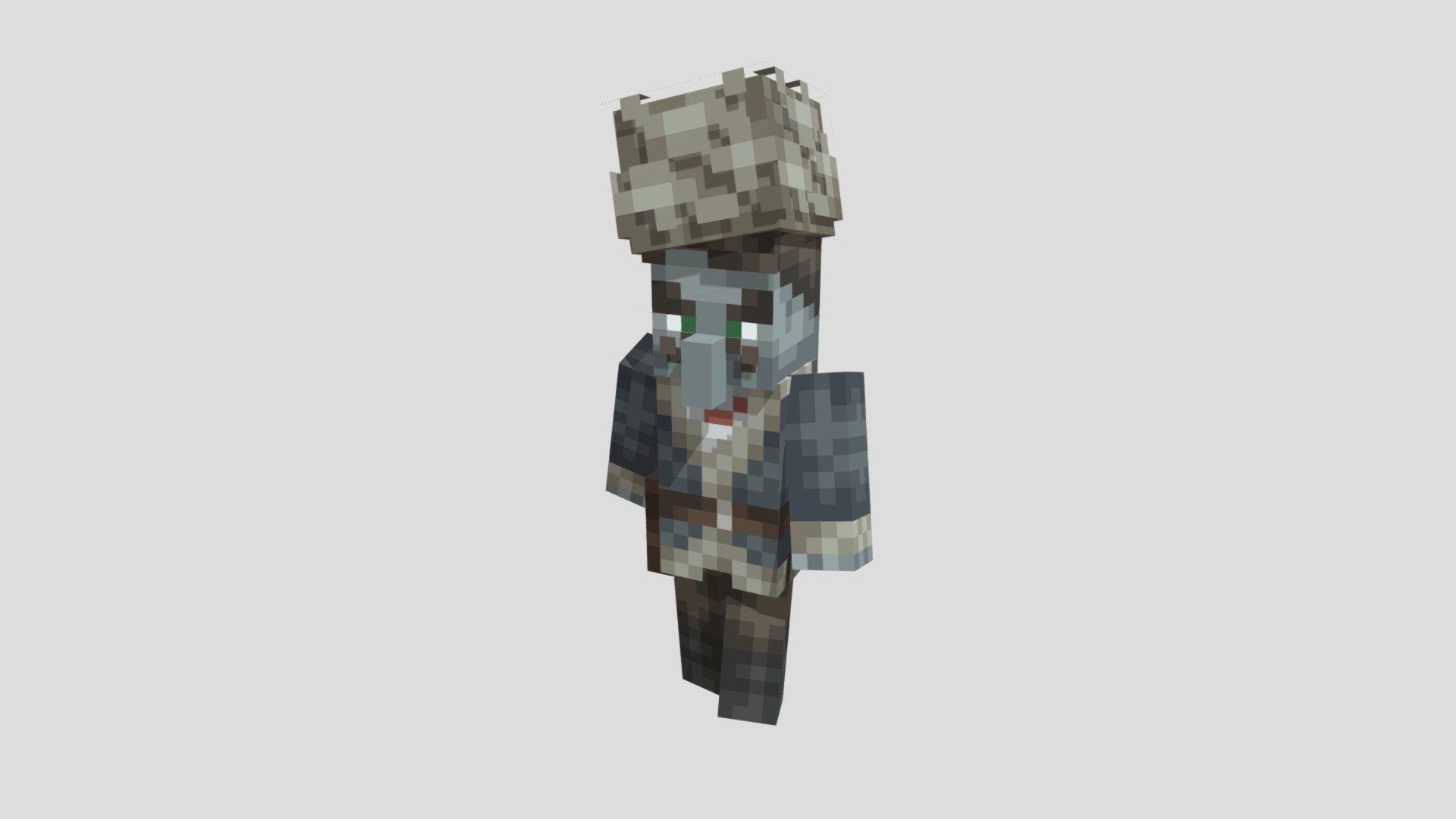 Makhnovist Pillager | Minecraft Java Model - 3D model by ...