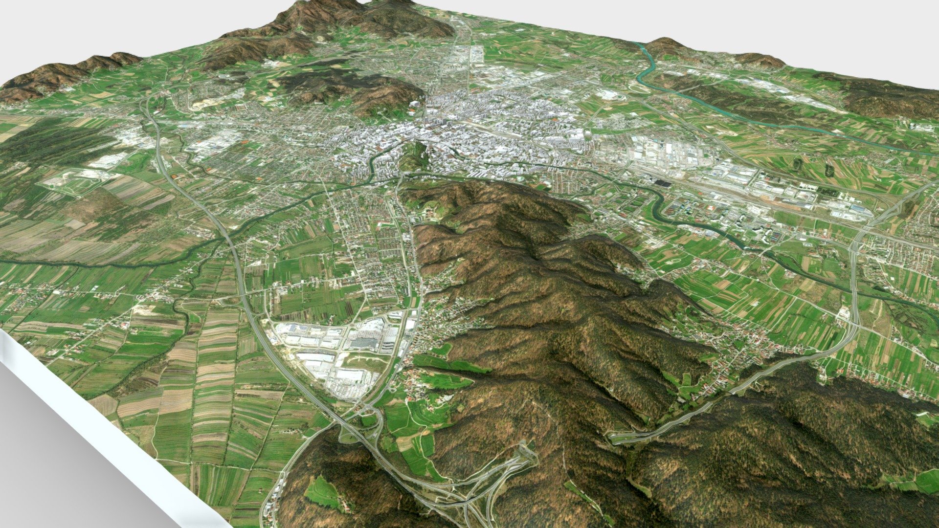 Ljubljana - 3D model by e-sfera (@skolskaknjiga) [72dff9e] - Sketchfab