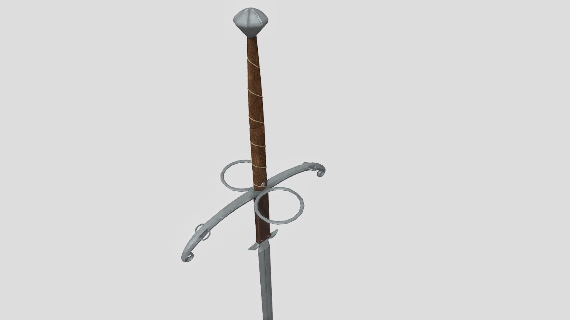 Zweihander low poly with textures - 3D model by aj1stly [72e0ef1 ...