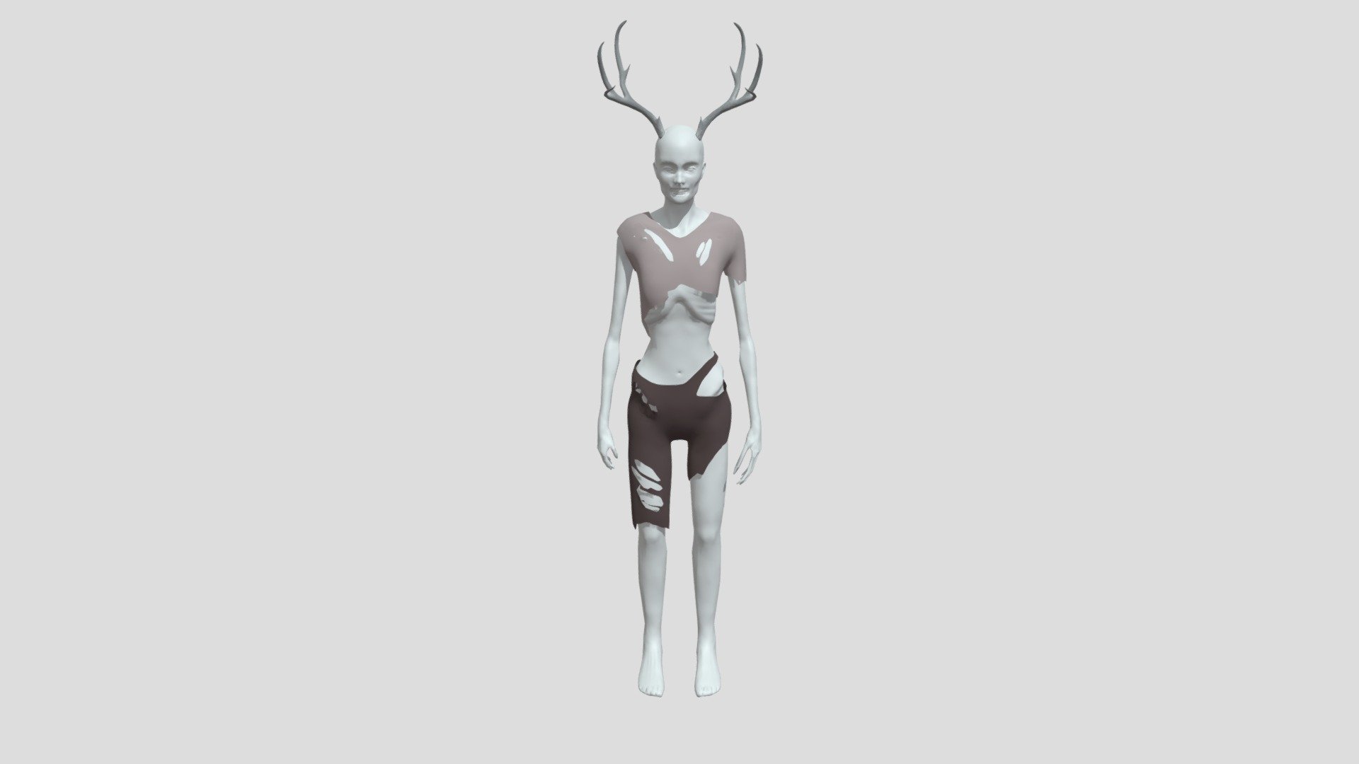 Wendigo Sculpt 3d Model By Ellahighley 72e3230 Sketchfab