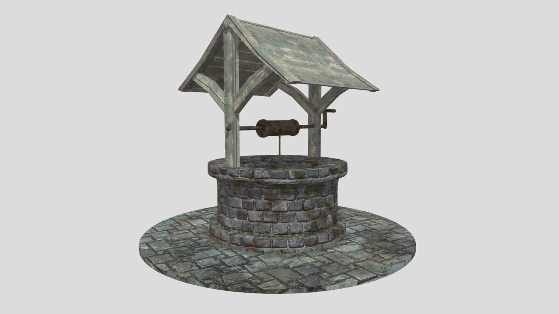 Low poly Well Model - 3D model by warstiener [72e515c] - Sketchfab