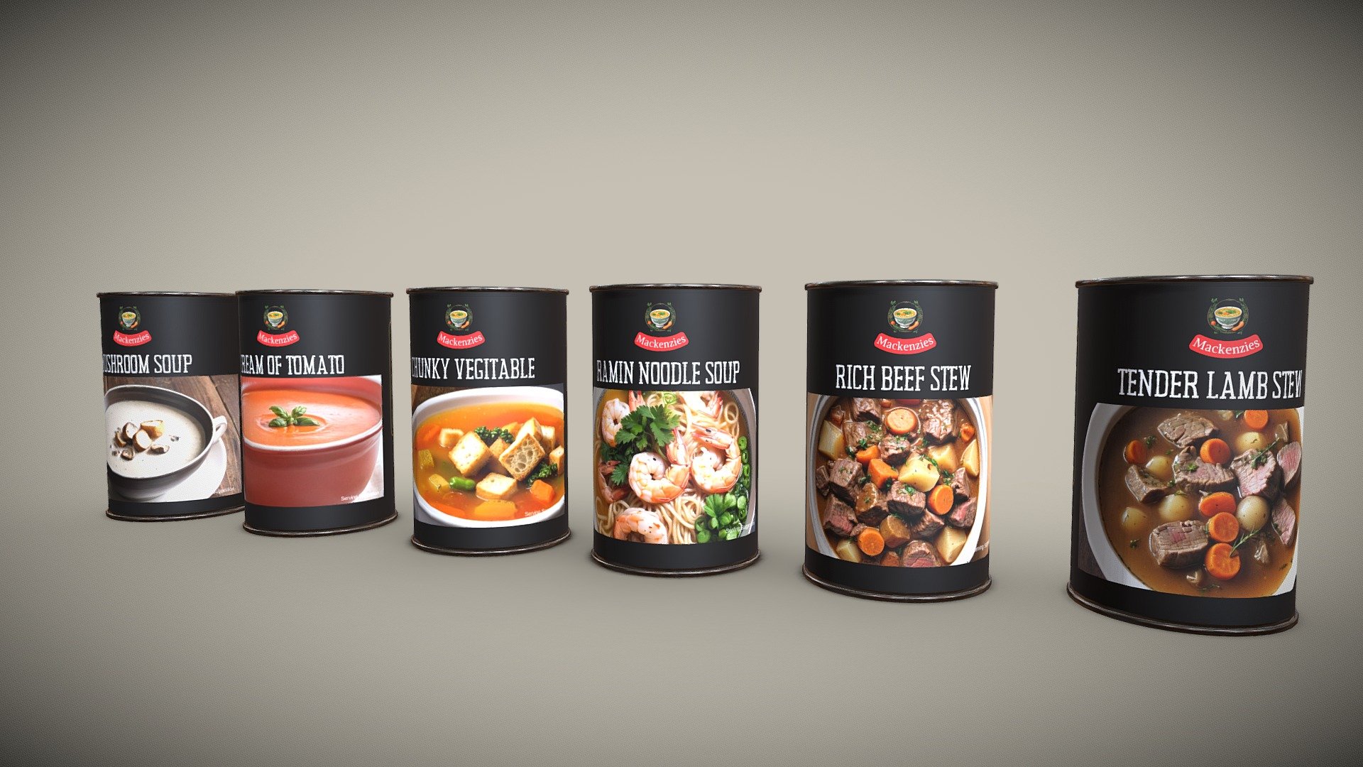 Soup Tins - Buy Royalty Free 3D model by Keith Jones (@keith_jones ...