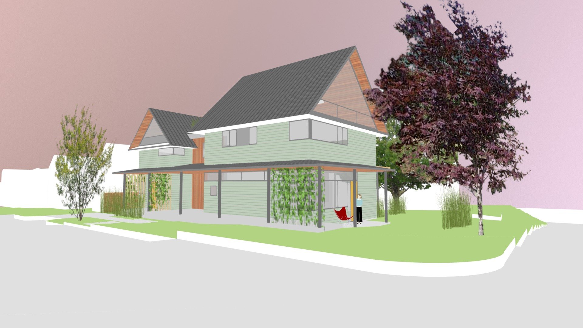 House in Raleigh - 3D model by pgdrake [72e6ffa] - Sketchfab