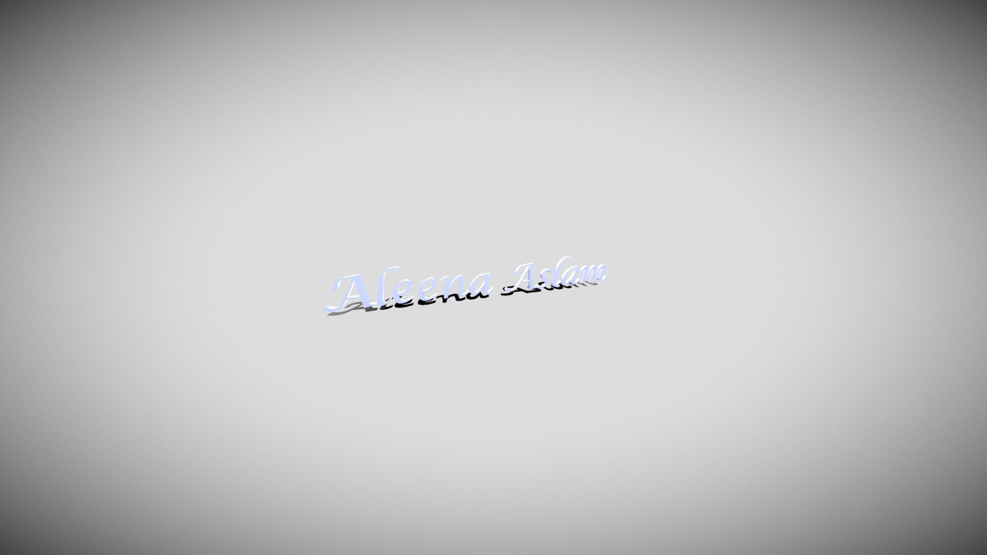 signature - 3D model by aleenaaslam [72e9be0] - Sketchfab